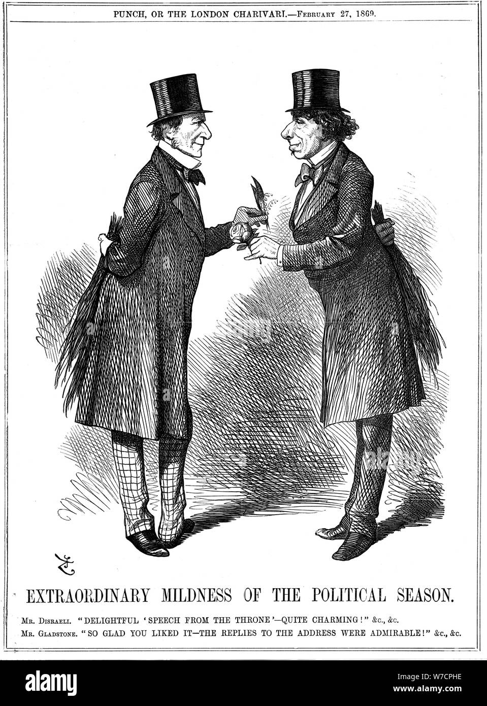 'Extraordinary Mildness of the Political Season', 1869. Artist: John ...