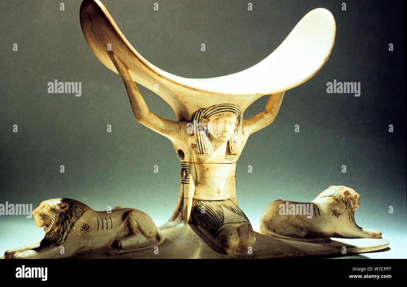 Egyptian ivory headrest hi-res stock photography and images - Alamy