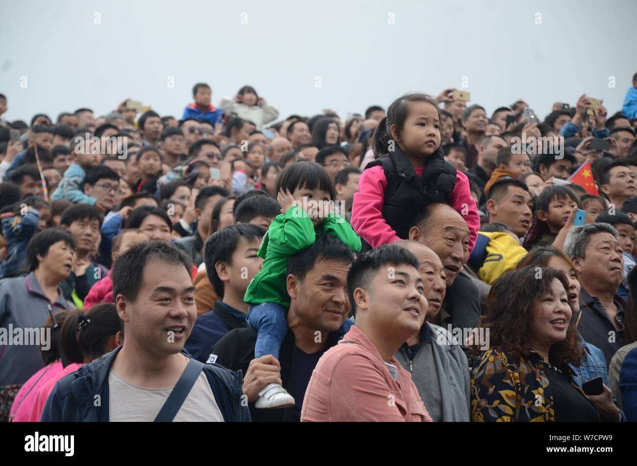 Tourists visit the Millennium City Park (Qingming Riverside Landscape ...