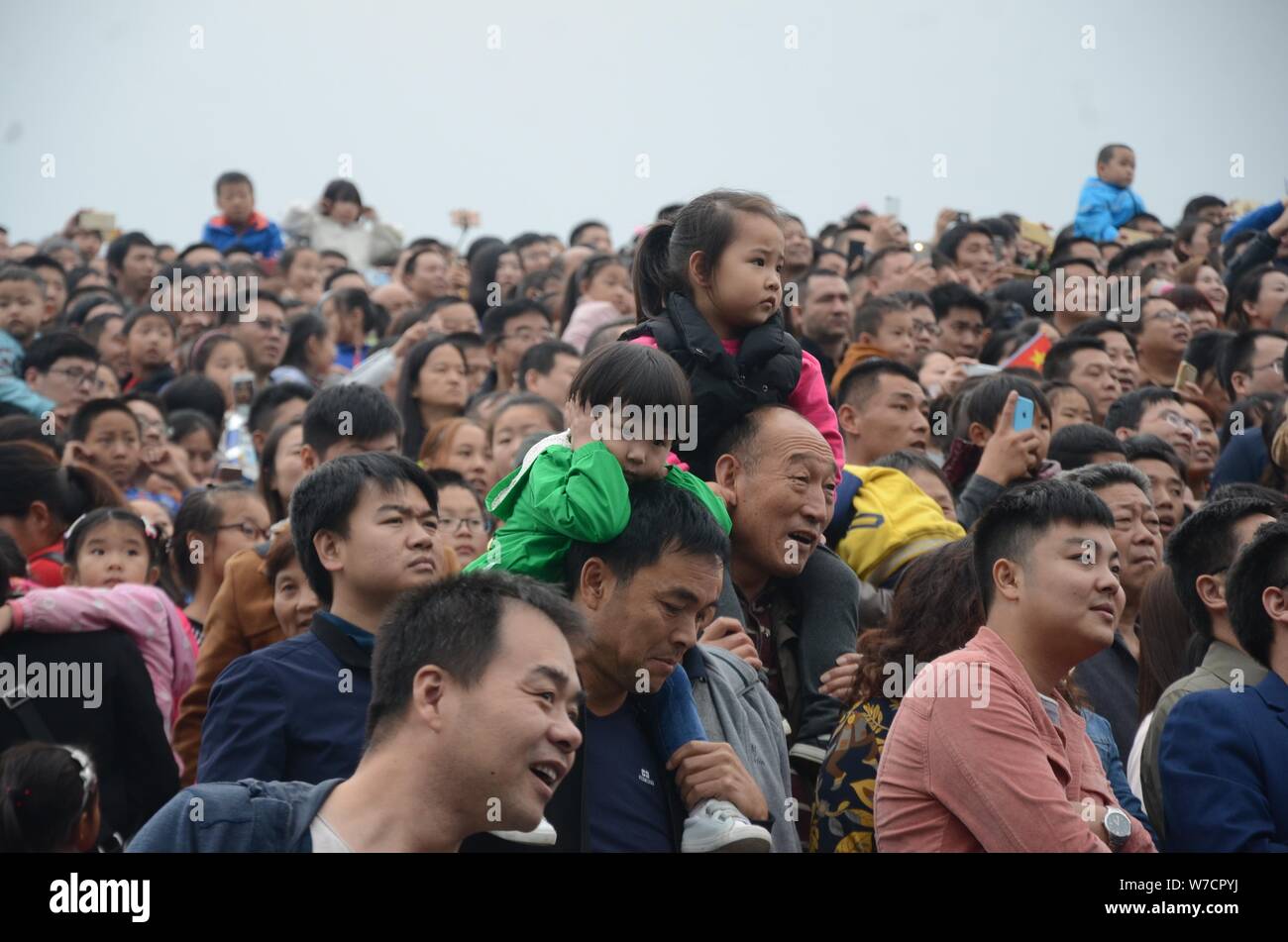Tourists visit the Millennium City Park (Qingming Riverside Landscape ...