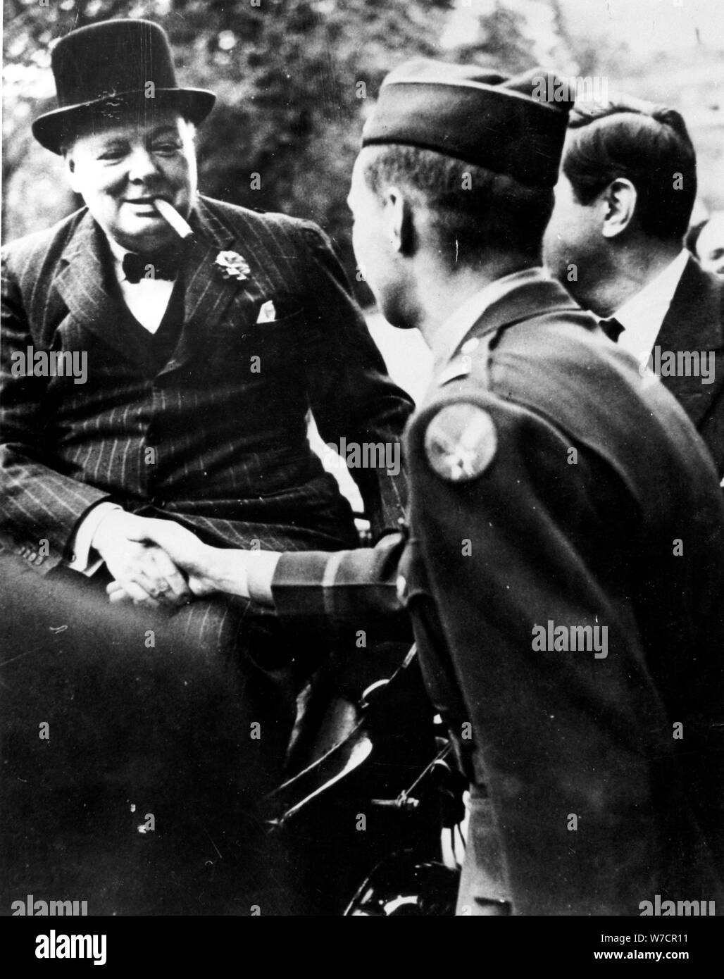 Churchill hat cigar hi-res stock photography and images - Alamy