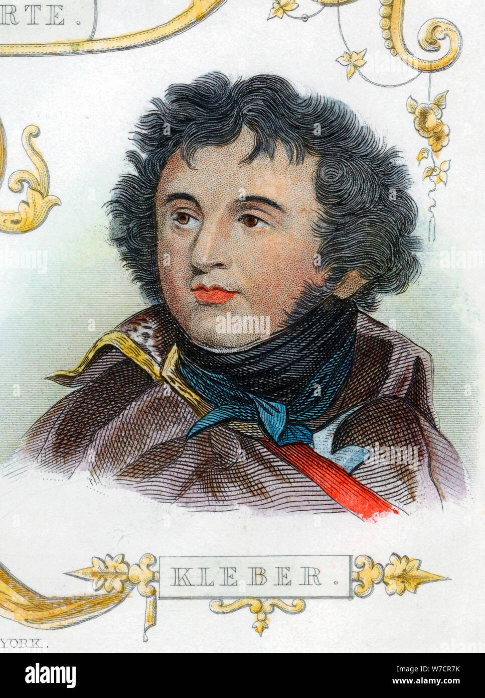 Jean Baptiste Kleber, French soldier, c1830. Artist: Unknown Stock ...