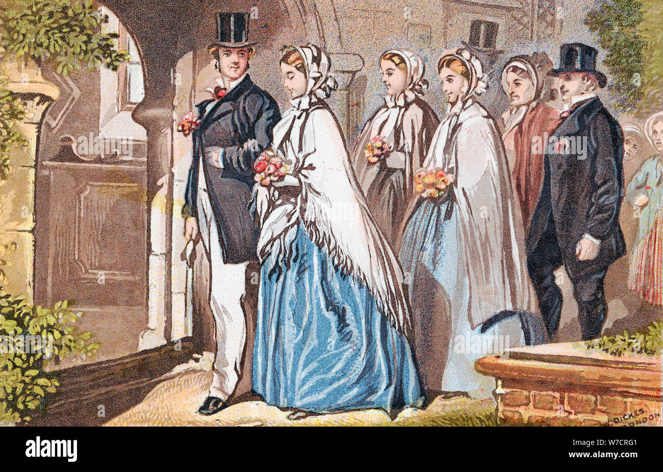 'The Wedding Day', c1885. Artist: Unknown Stock Photo - Alamy