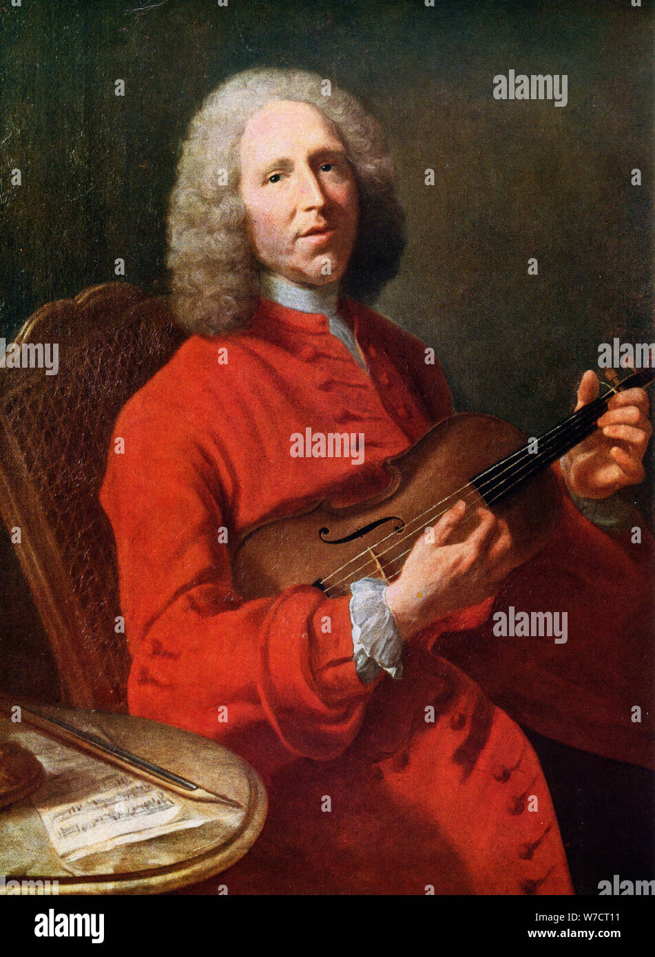 Jean Philippe Rameau (1683-1764), French composer. Artist: Unknown ...