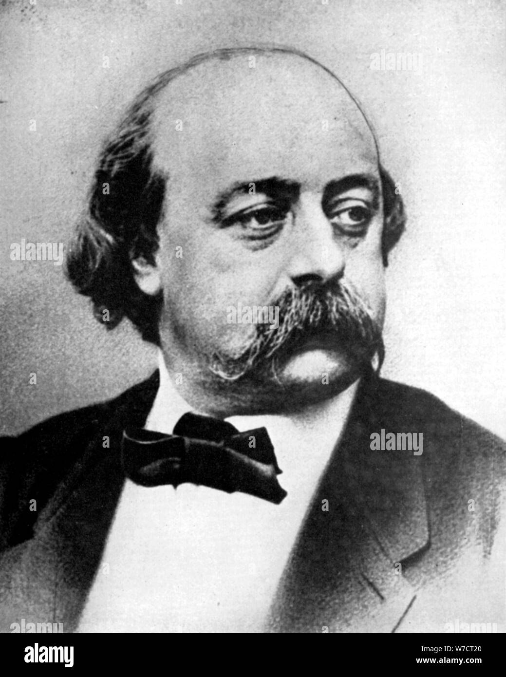 Gustave Flaubert, French novelist, 19th century. Artist: Unknown Stock ...