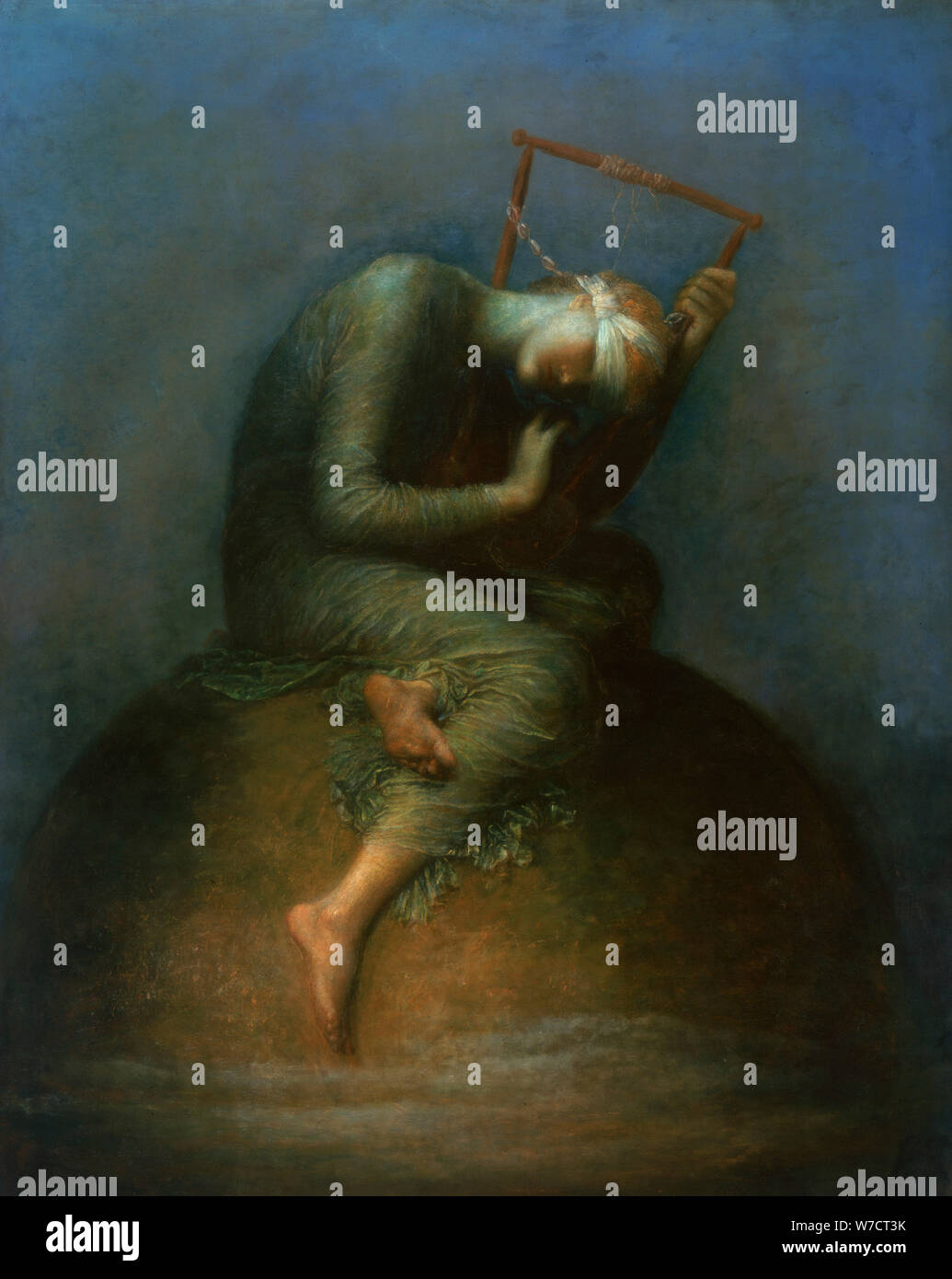 'Hope', 1886. Artist: George Frederick Watts Stock Photo - Alamy