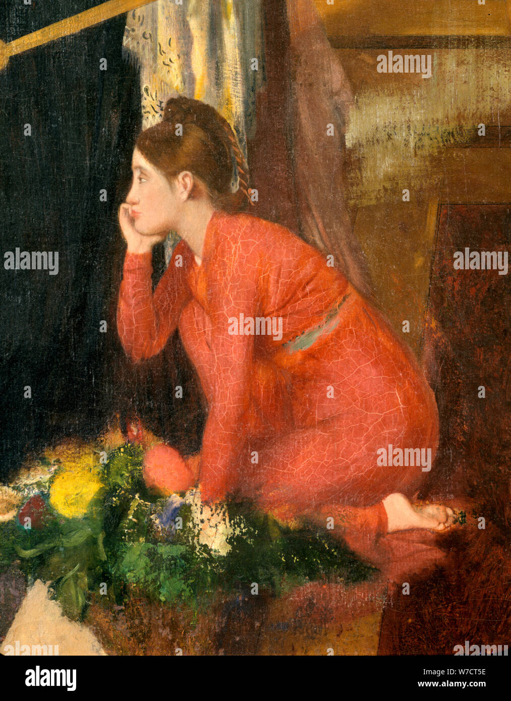 'Semiramis Building Babylon' (unfinished), (detail), 1860-1862. Artist ...