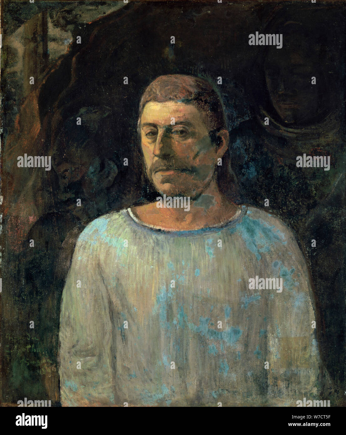 'Self-Portrait', 1896. Artist: Paul Gauguin Stock Photo - Alamy