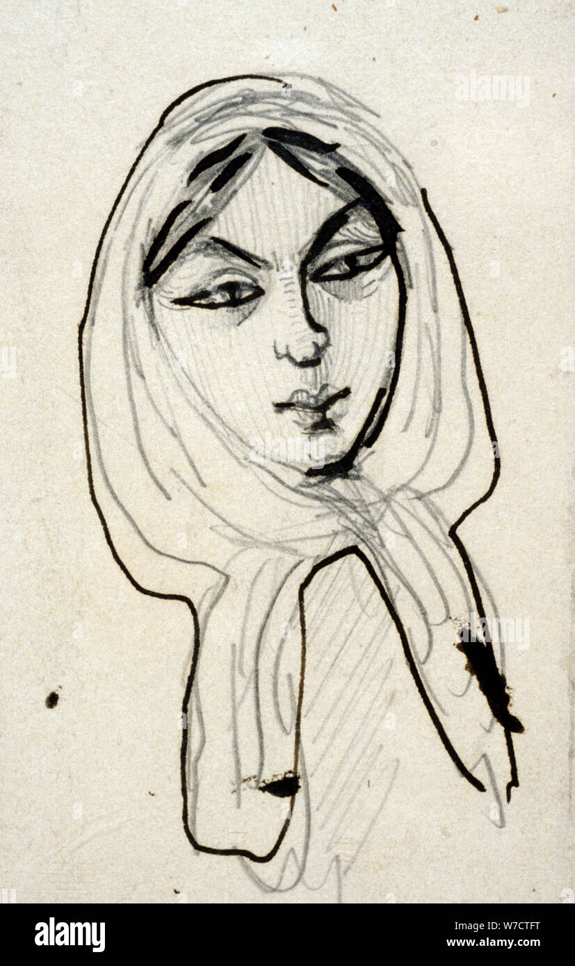 'Portrait of Jeanne Duval', mid 19th century. Artist: Charles Pierre ...