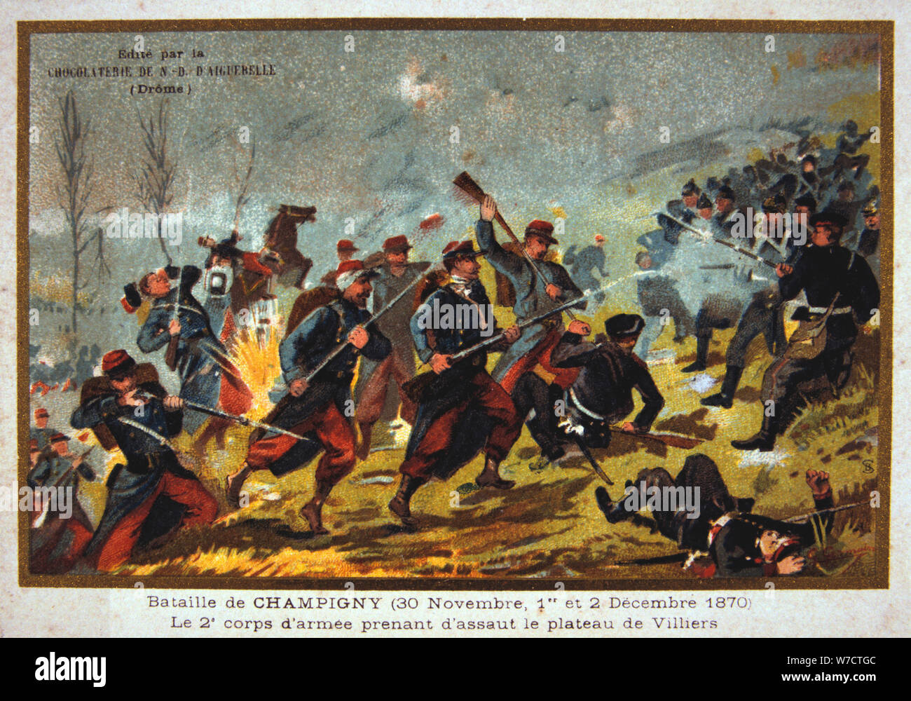 Battle of Champigny, Franco-Prussian war, 30th November-2nd December ...