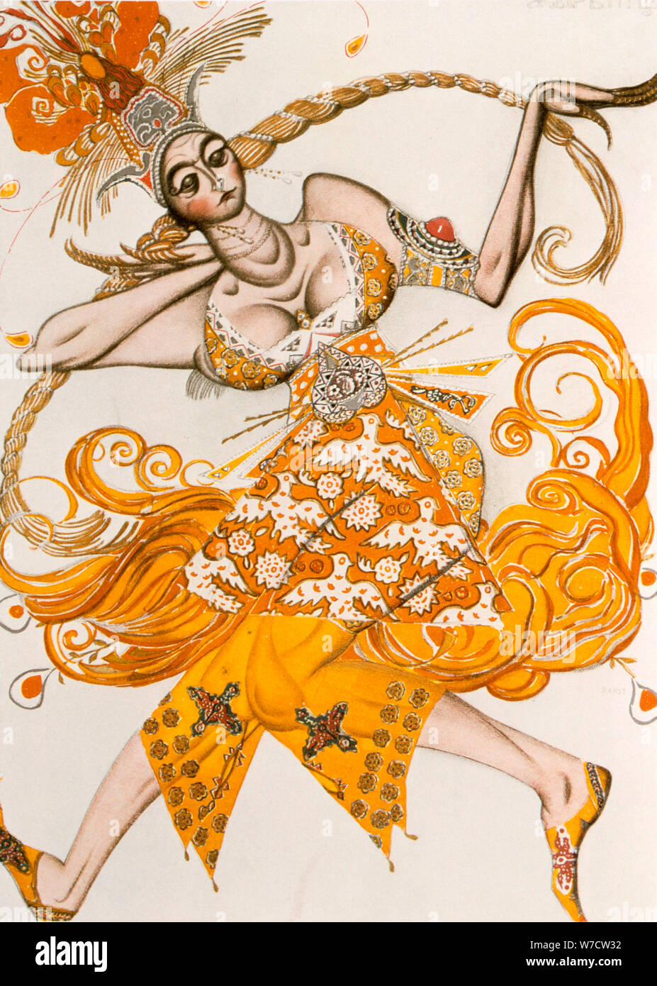 'The Firebird', costume for The Firebird, the ballet by lgor Stravinsky ...