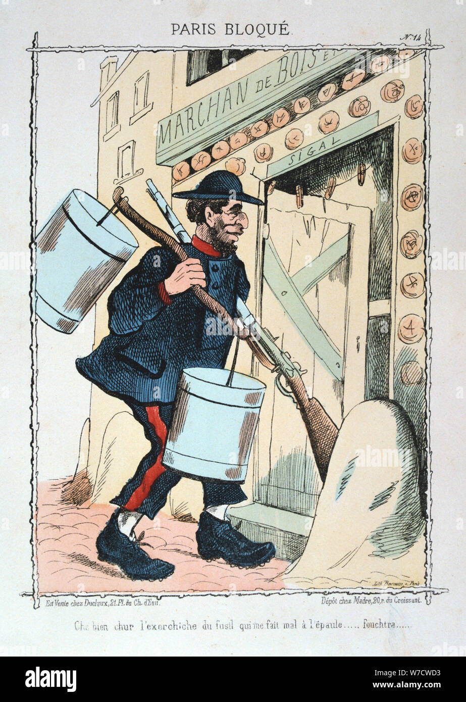 1871 paris cartoon hi-res stock photography and images - Alamy