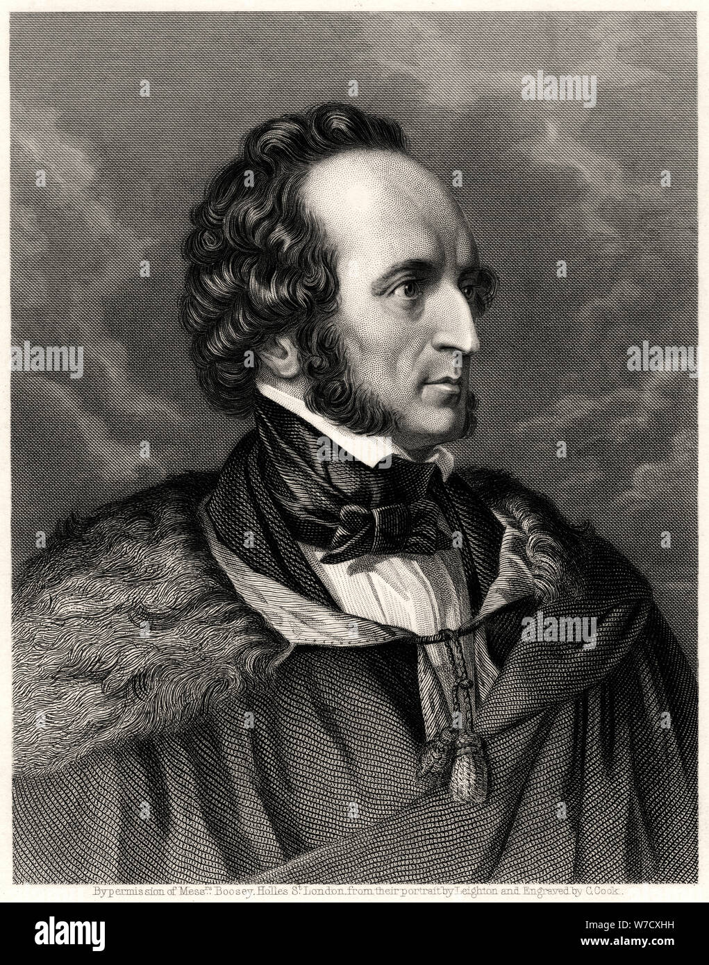 'Mendelssohn', 19th century. Artist: C Cook Stock Photo - Alamy