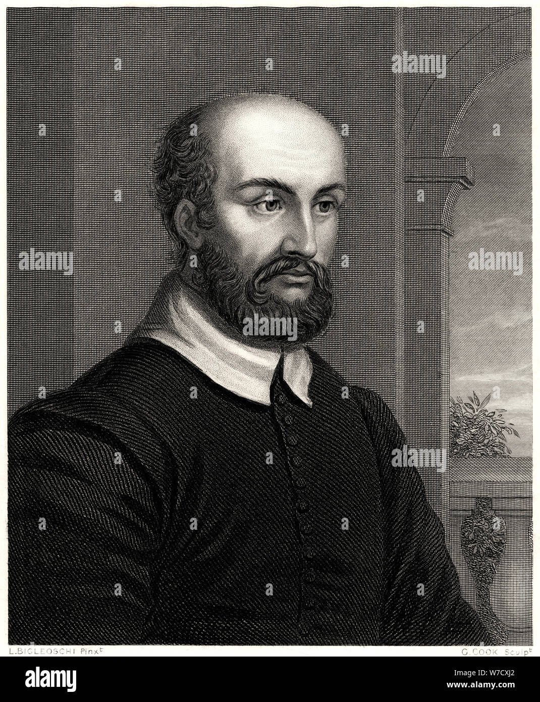 'Andrea Palladio', 19th century. Artist: C Cook Stock Photo - Alamy