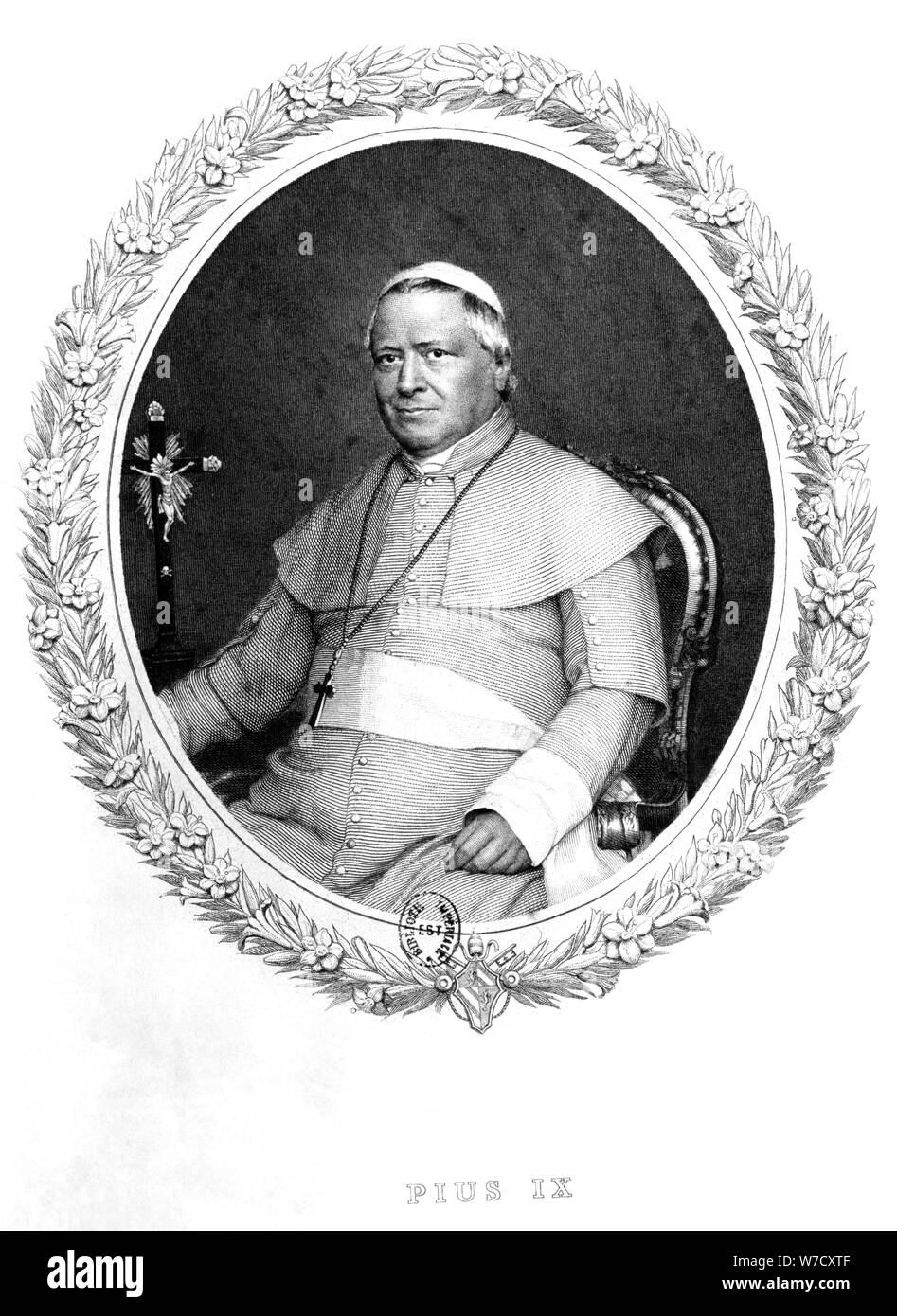 Pope Pius IX. Artist: Unknown Stock Photo - Alamy