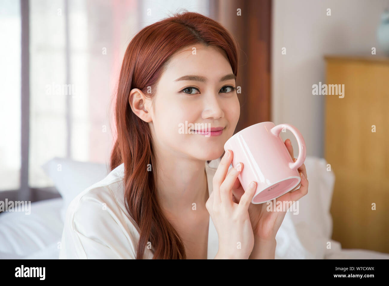 Attractive beautiful woman daily life 085 Stock Photo - Alamy