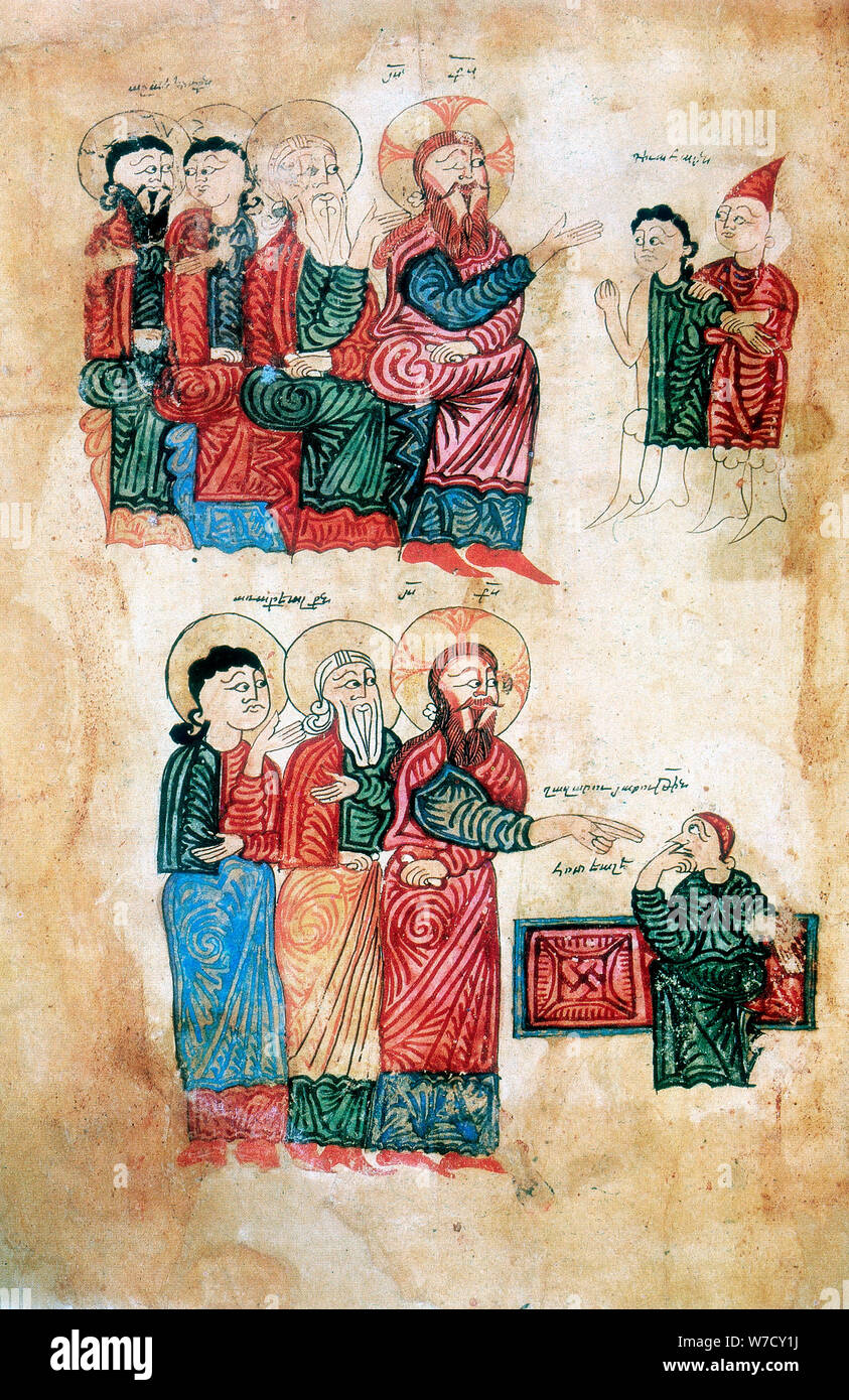 Jesus performing miracles hi-res stock photography and images - Alamy