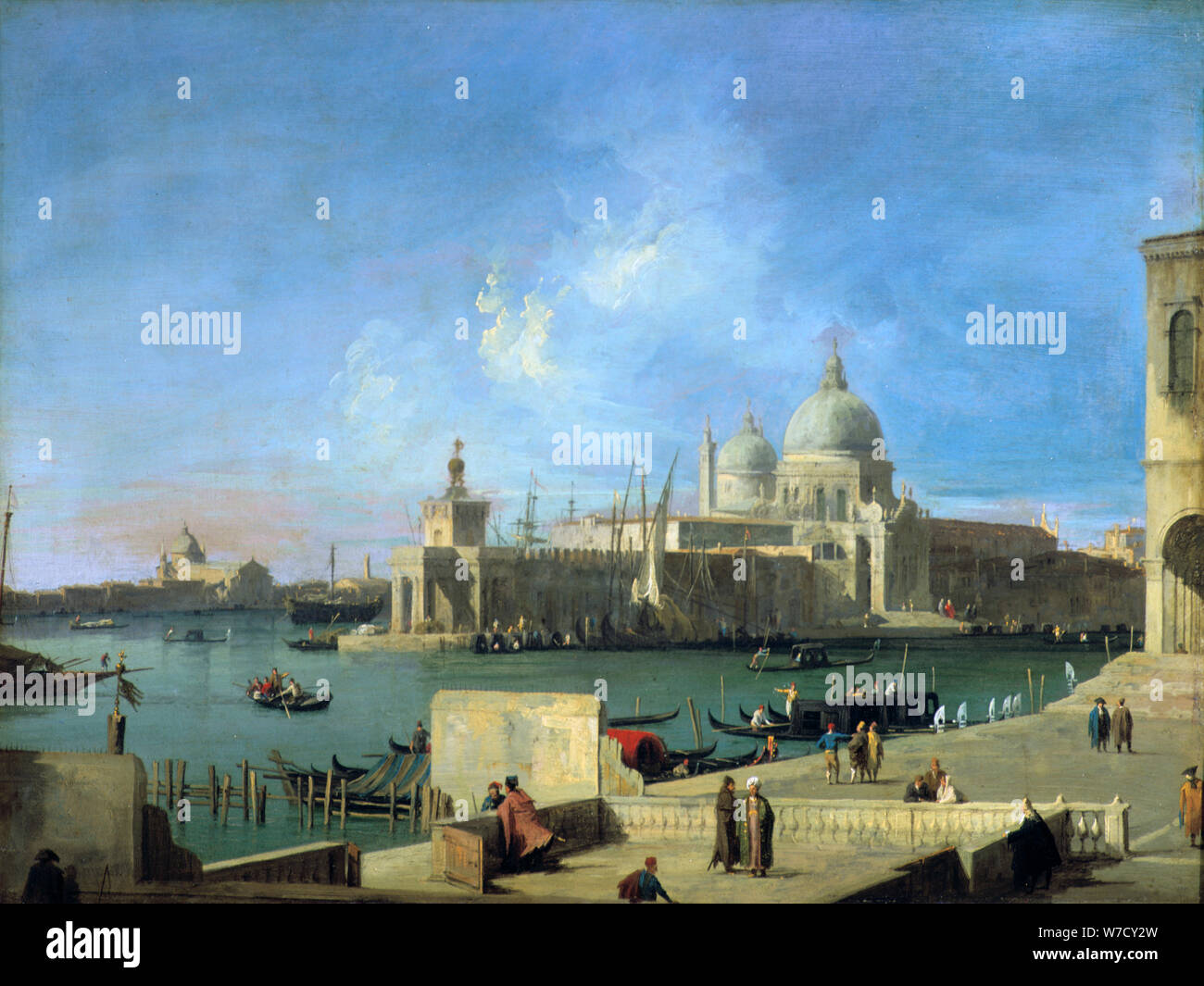 Canaletto painting entrance grand canal hi-res stock photography and ...