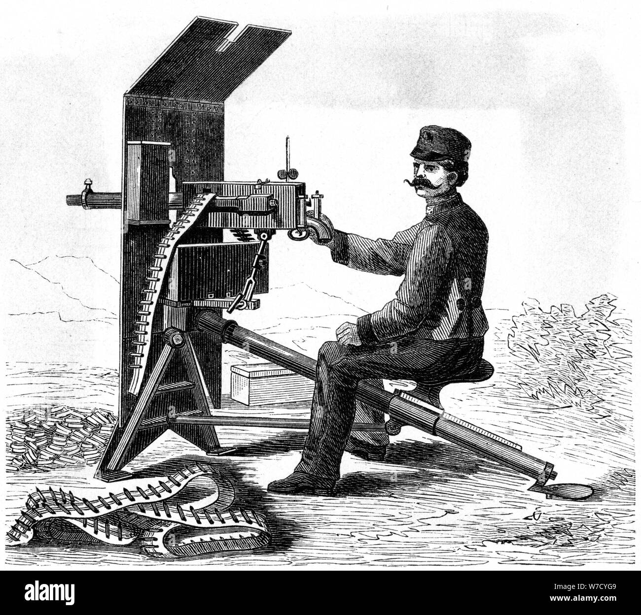 Maxim machine gun hi-res stock photography and images - Alamy
