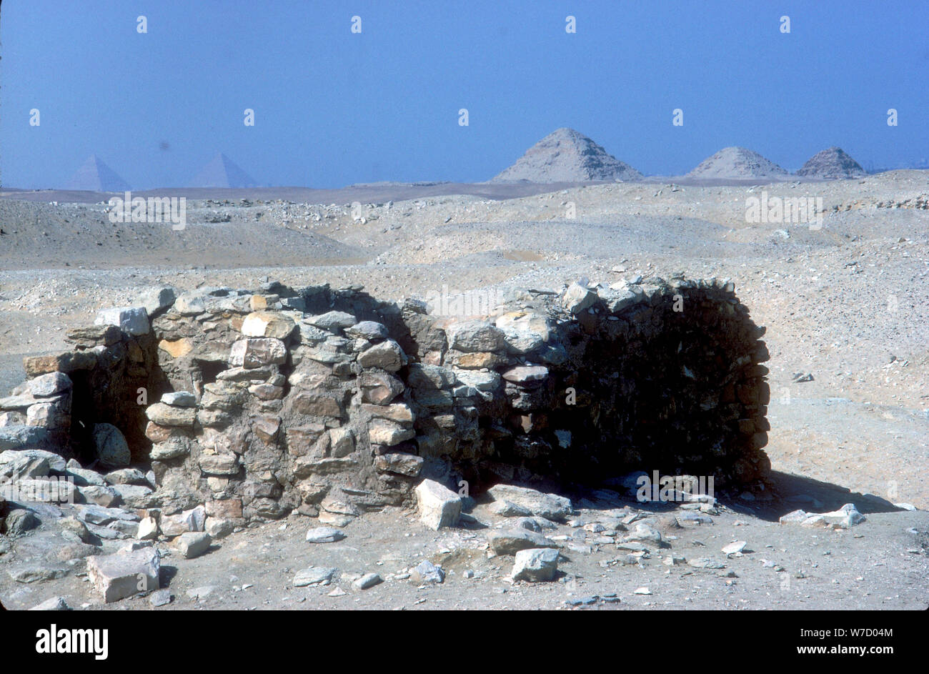 Small tomb near Step Pyramid, Saqqara, Egypt, c2600 BC. Artist: Imhotep ...