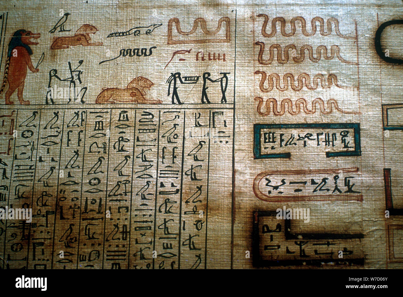 Book of the dead papyrus hi-res stock photography and images - Alamy
