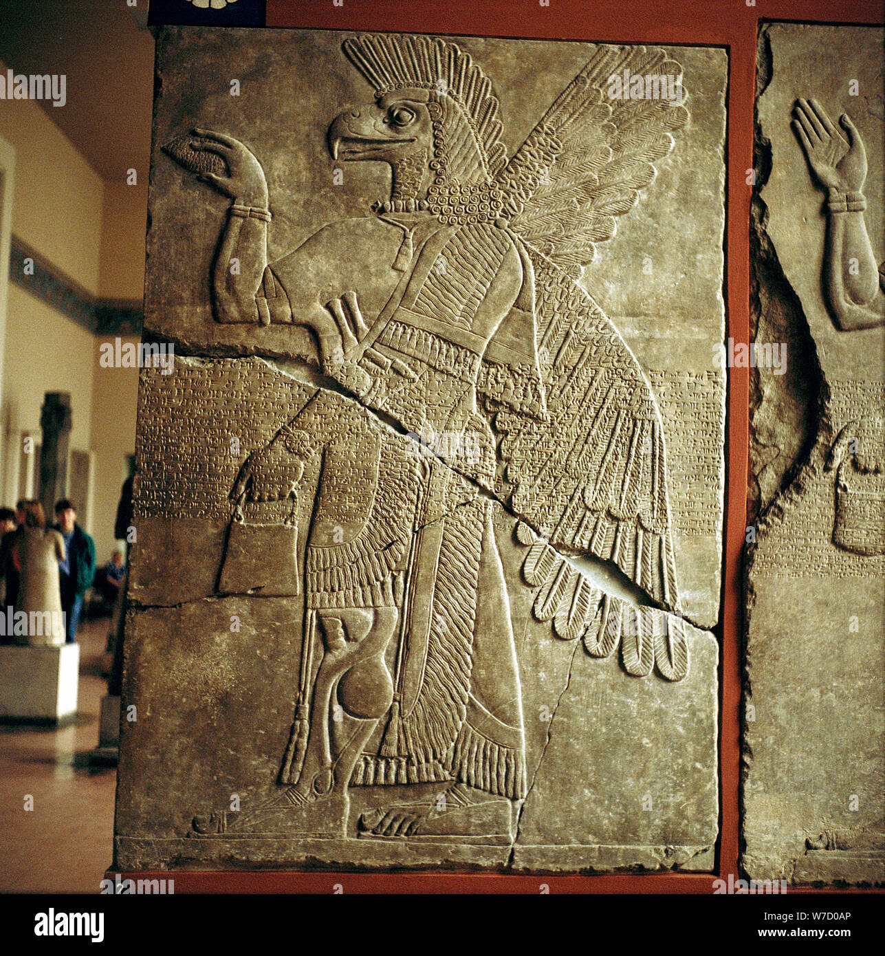 Assyrian winged genie assyrian relief hi-res stock photography and ...