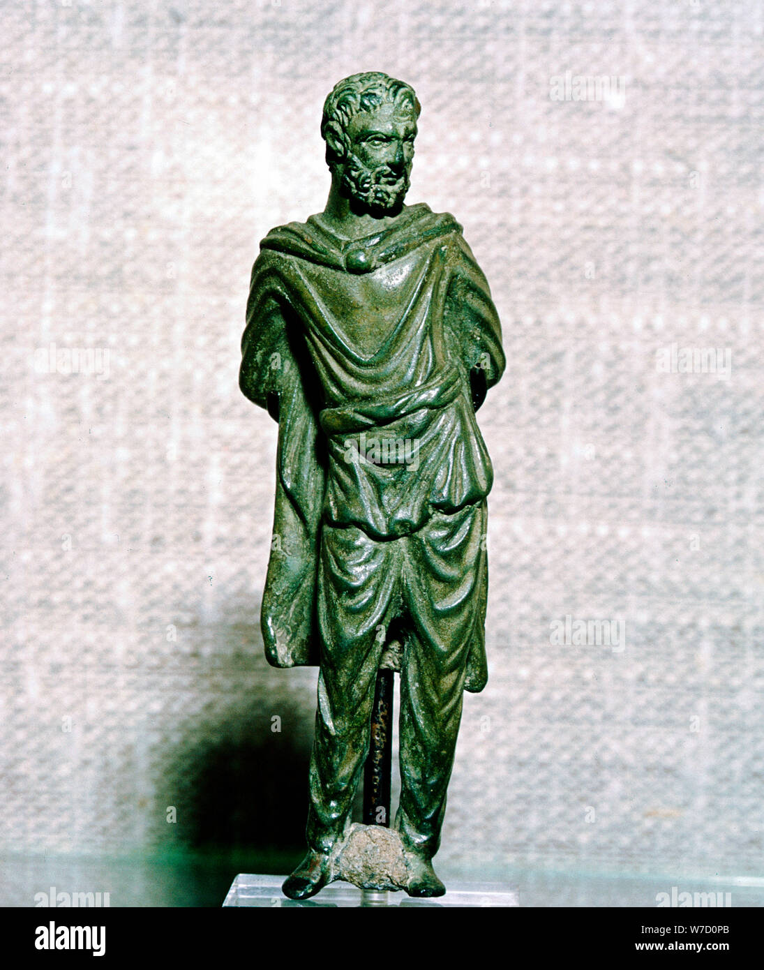 Gaullish prisoner, Roman bronze figure, Umbria, Imperial period. Artist ...