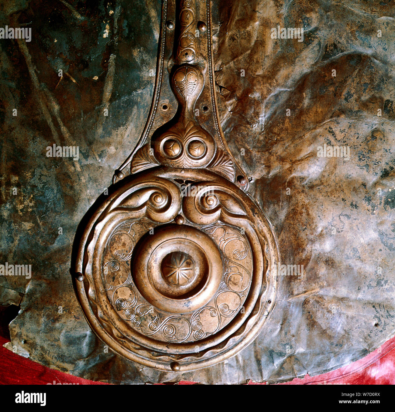 Detail of Witham Shield, Celtic bronze, British. Artist: Unknown Stock ...