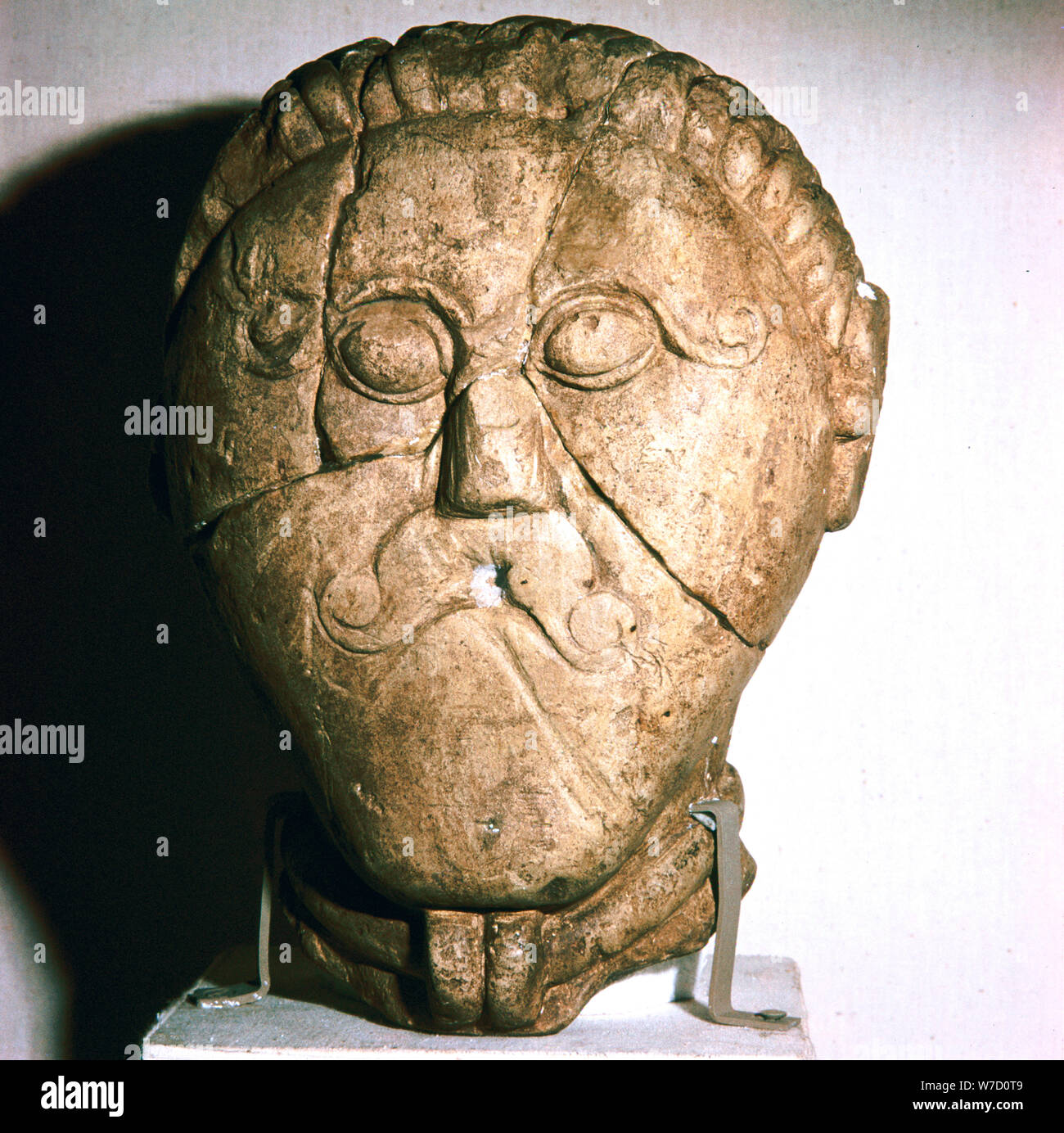 Celtic Head, Mseke Zehrovice, Czechoslovakia, c3rd - 2nd century BC ...