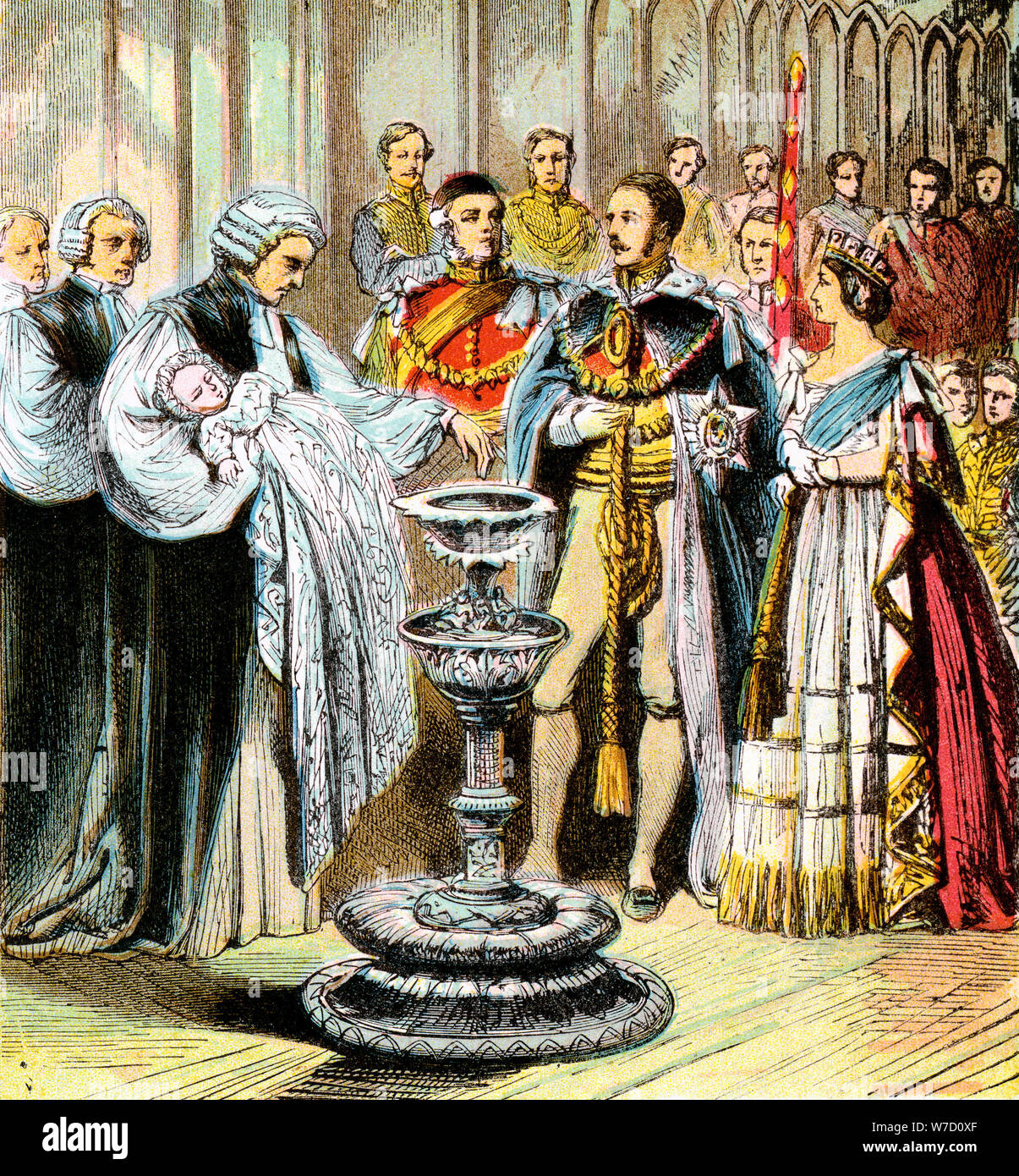The christening of the prince of wales hi-res stock photography and ...