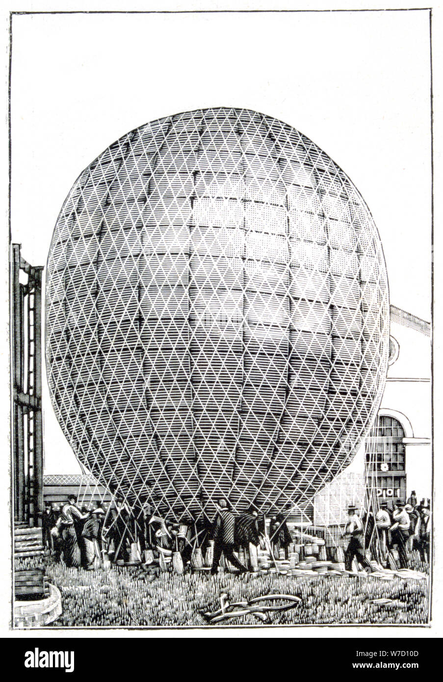 Balloon, 1888. Artist: Unknown Stock Photo - Alamy