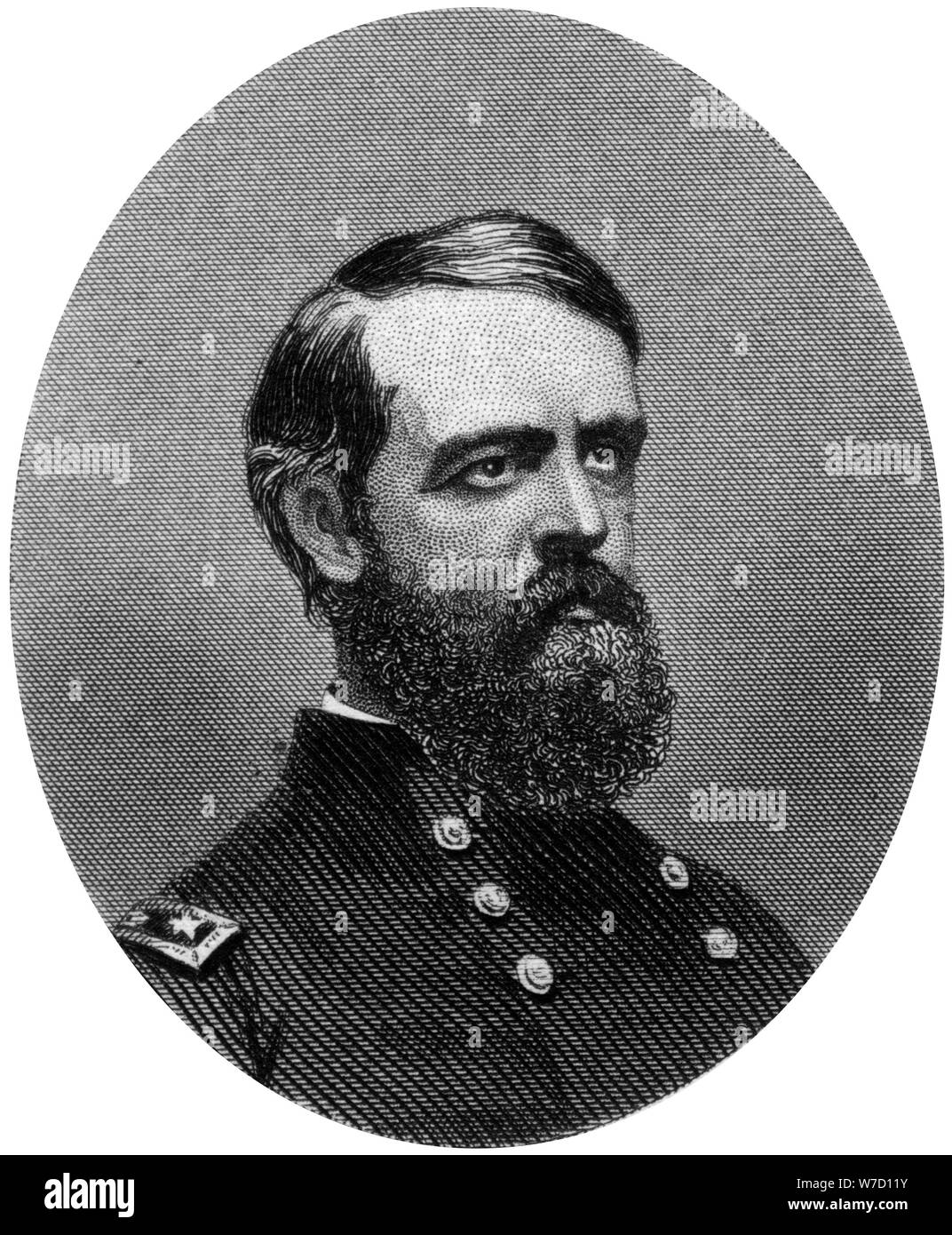 Alfred Howe Terry, Union Army general, 1862-1867.Artist: J Rogers Stock ...