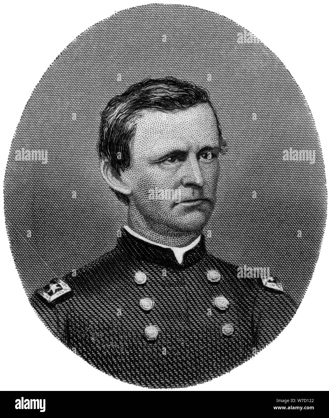 Wesley Merritt, Union Army general, 1862-1867.Artist: J Rogers Stock ...