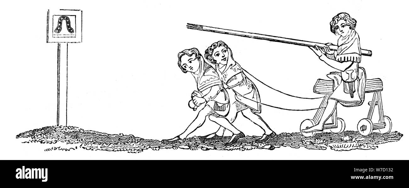 Medieval jousting quintain hi-res stock photography and images - Alamy