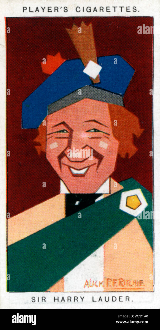 Sir Harry Lauder, Scottish comedian, 1926.Artist: Alick P F Ritchie ...