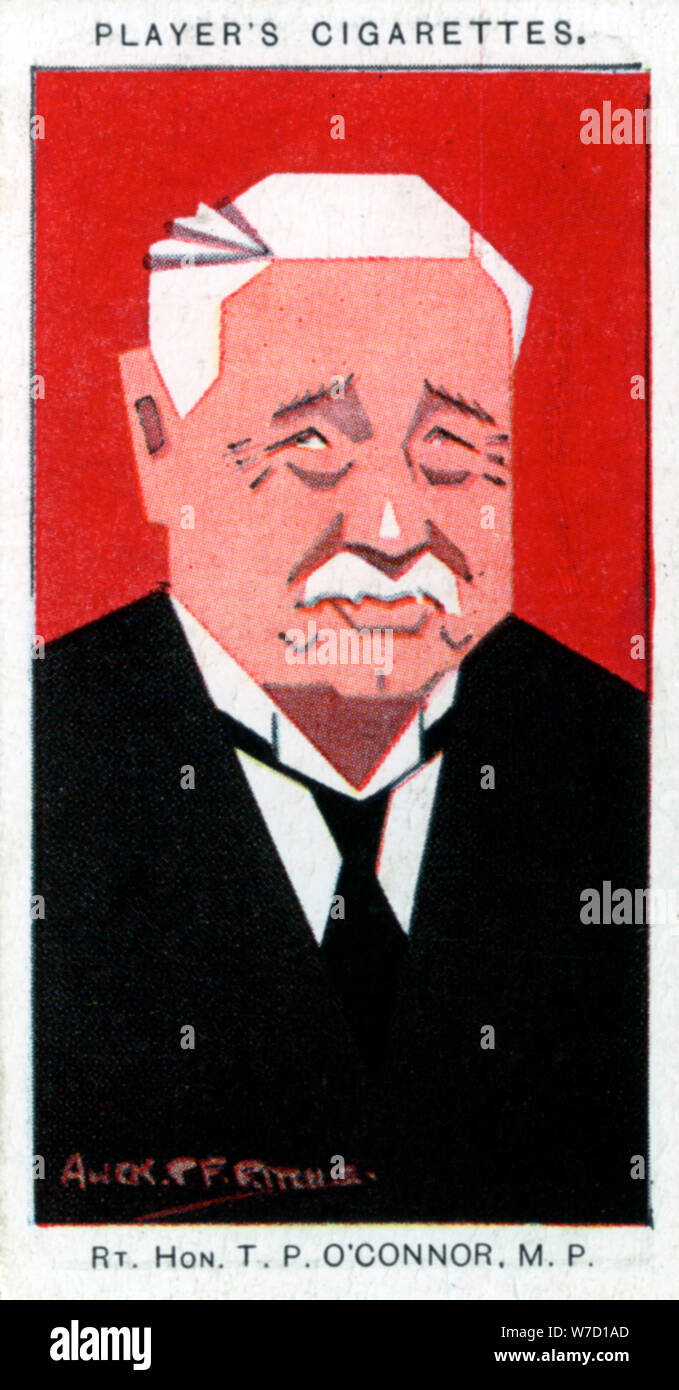 Thomas Power O'Connor, Irish journalist and politician, 1926.Artist ...