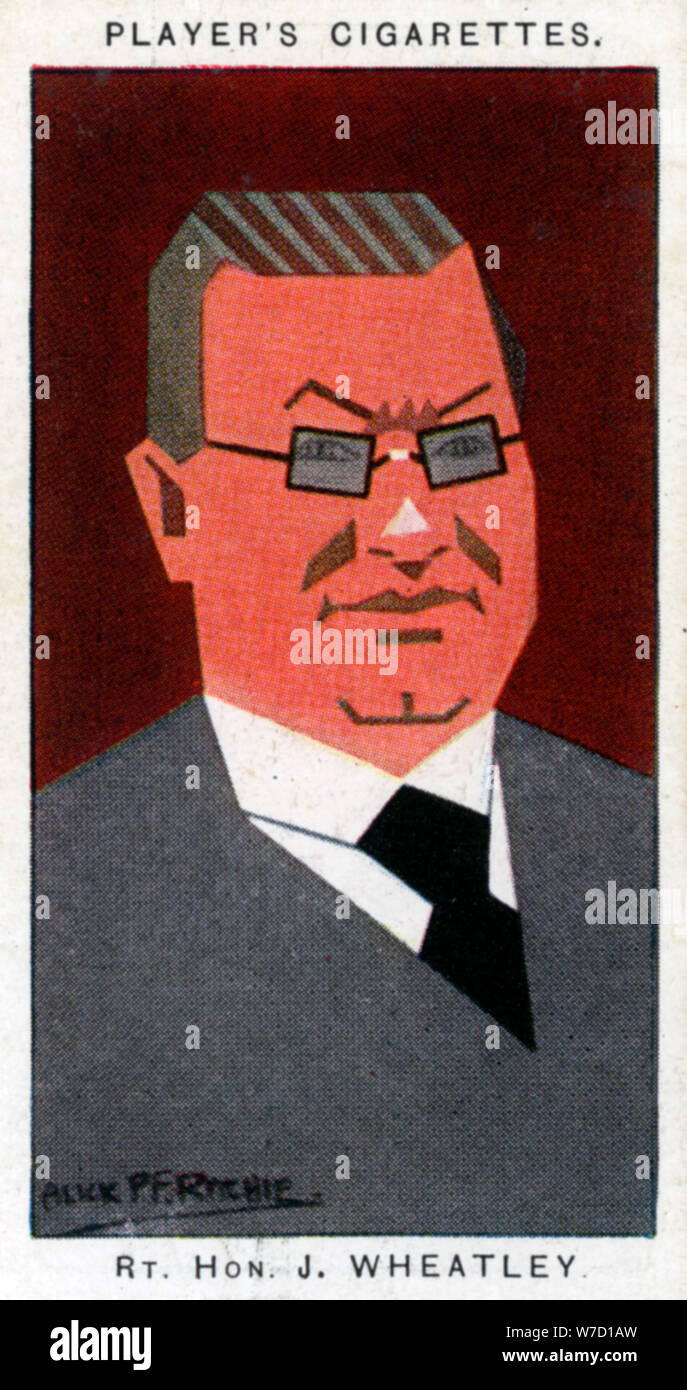 John Wheatley, Scottish politician, 1926.Artist: Alick P F Ritchie ...