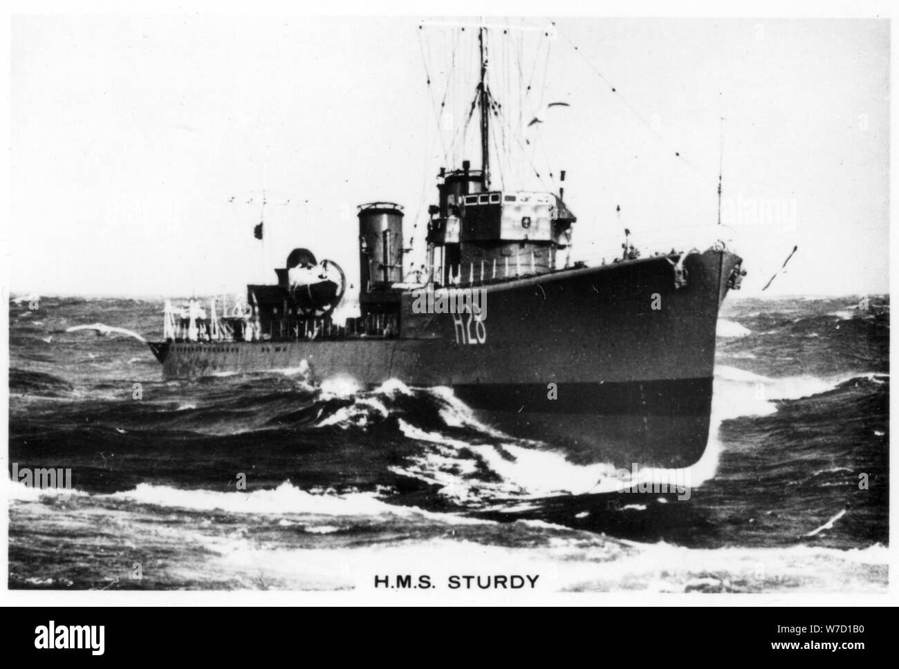 Royal navy destroyer ww2 hi-res stock photography and images - Alamy