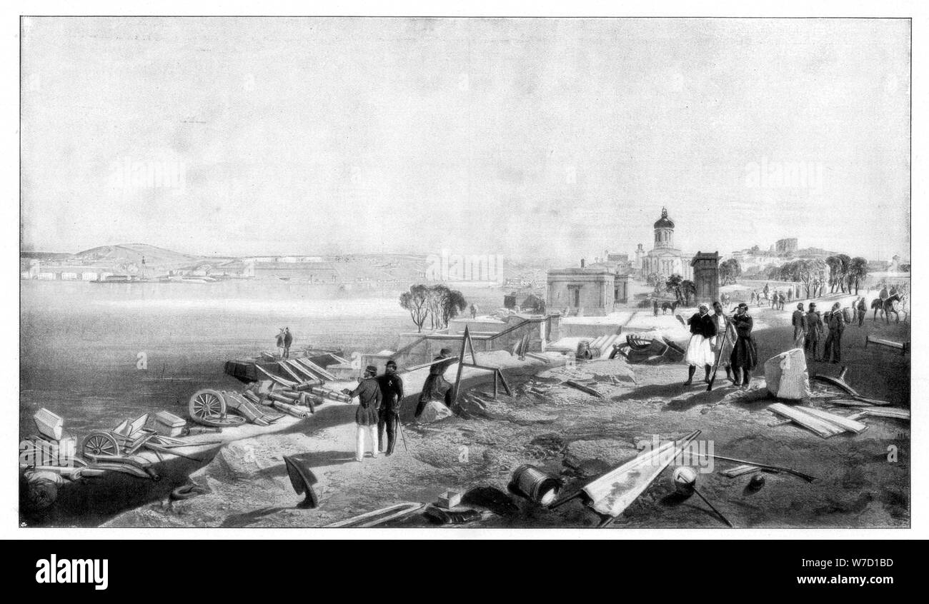 'Sebastopol from the Rear of Fort Nicholas', 1900.Artist: William ...