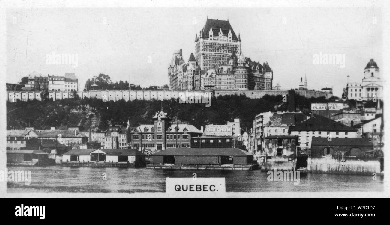 Chateau frontenac Black and White Stock Photos & Images - Alamy