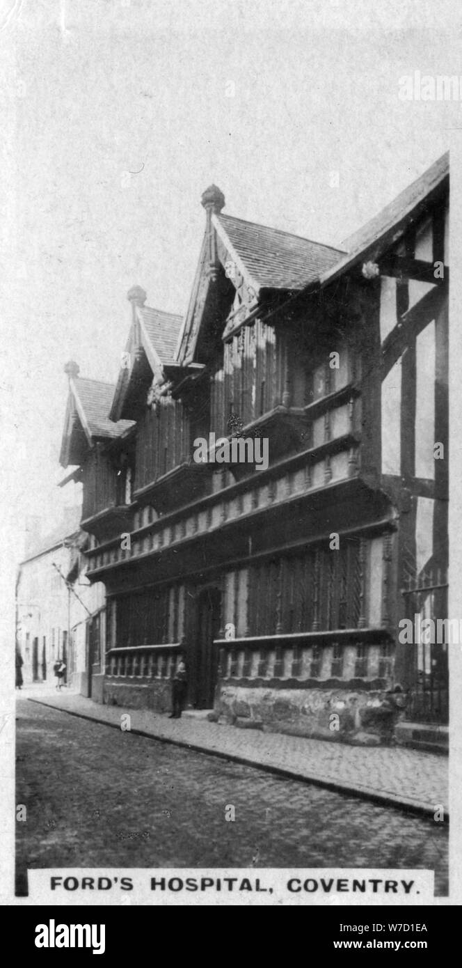 Ford's Hospital, Coventry, West Midlands, c1920s. Artist: Unknown Stock ...