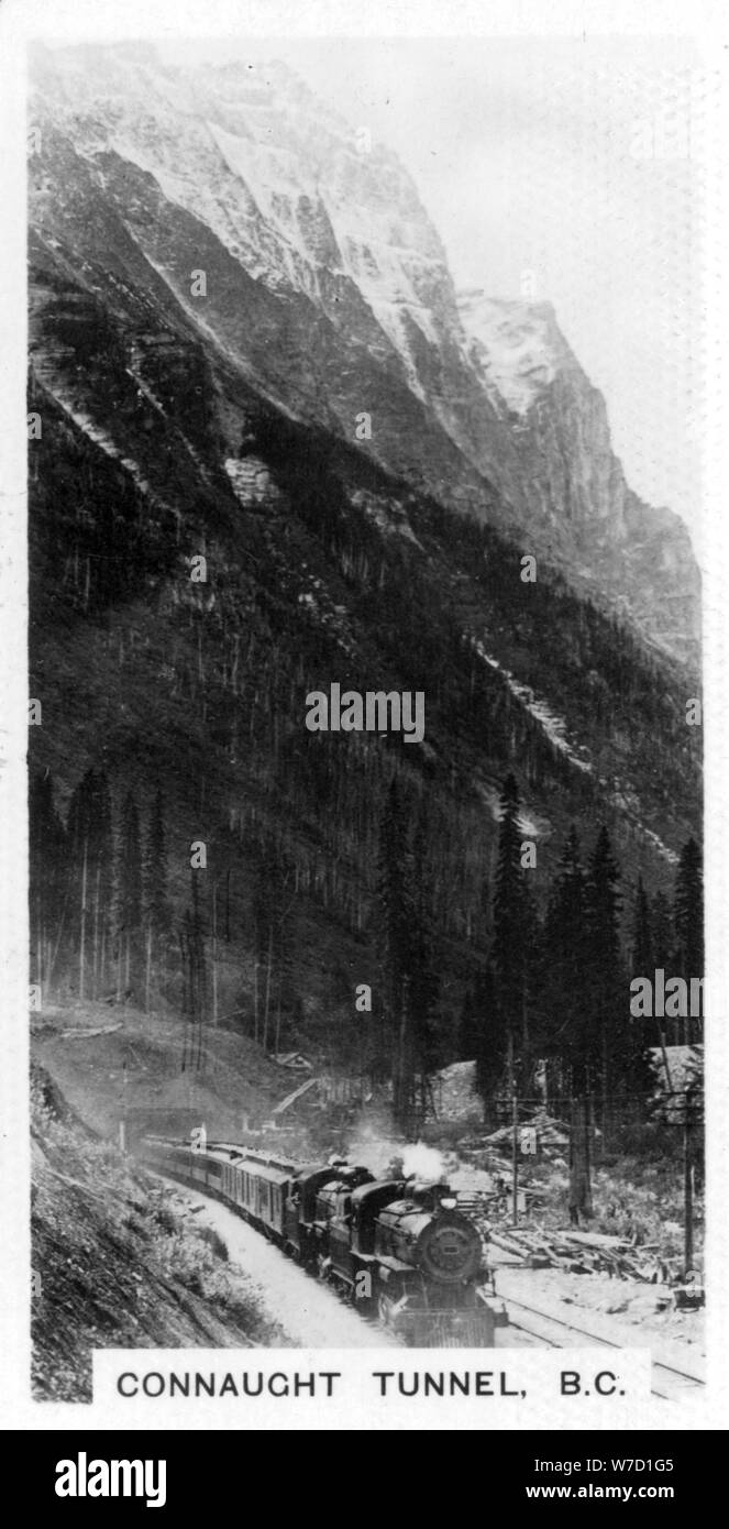 Canada mountains train tunnel hi-res stock photography and images - Alamy