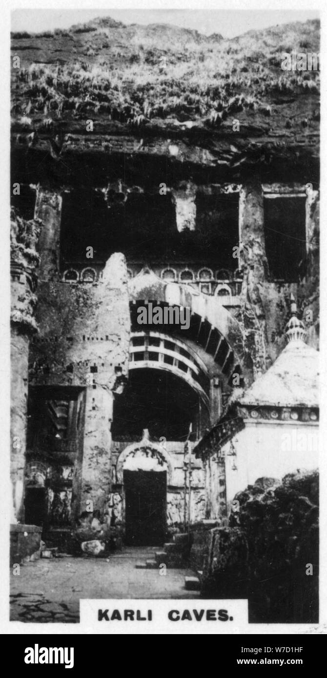 Karli Caves, India, c1925. Artist: Unknown Stock Photo - Alamy