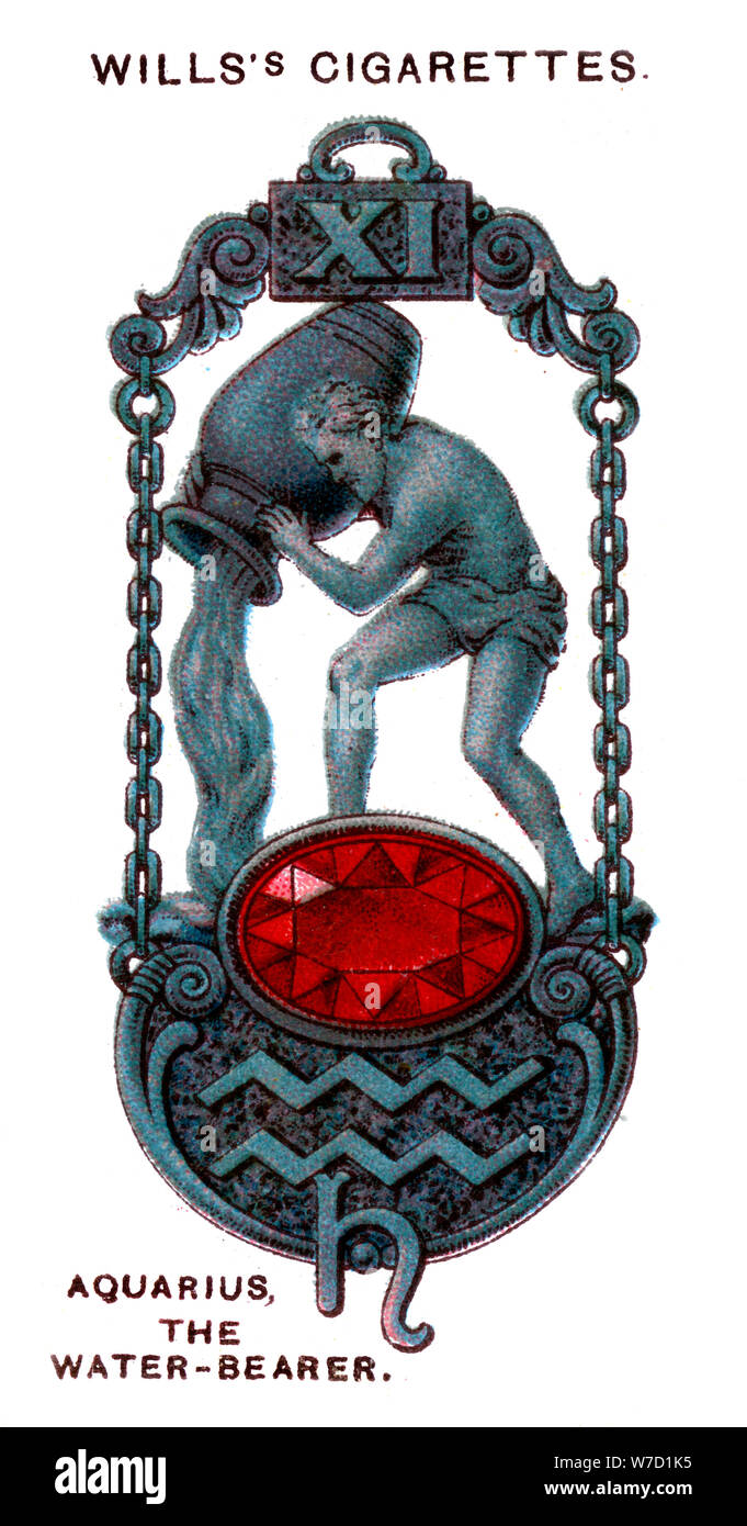Aquarius water bearer zodiac sign hi-res stock photography and images ...
