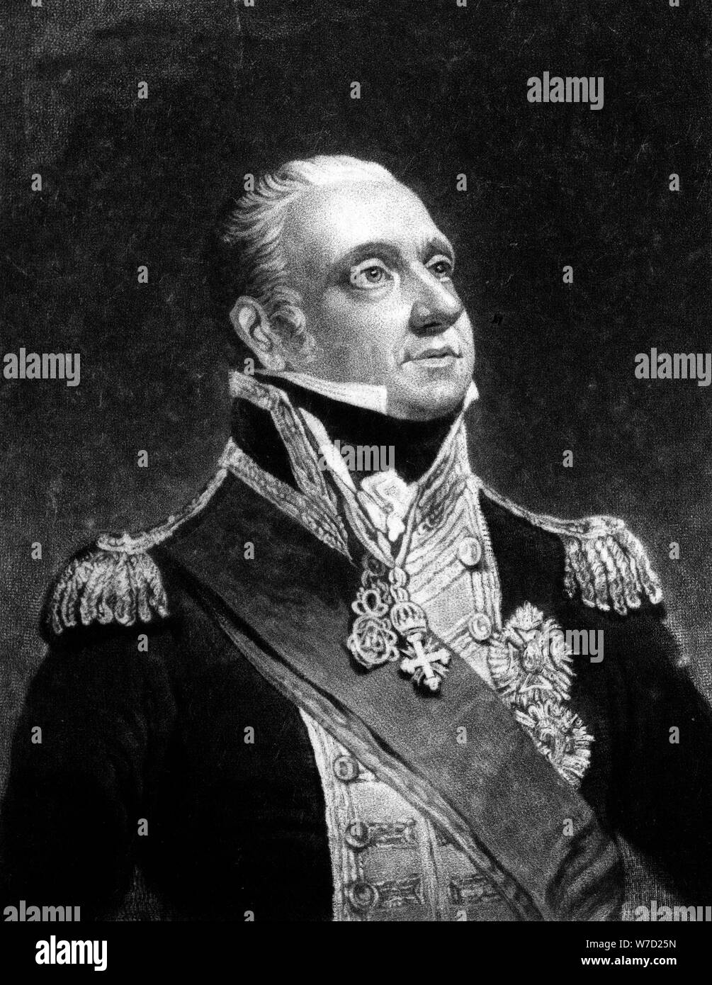 Admiral Edward Pellew (1757-1833), 1st Viscount Exmouth, 1837.Artist: C ...
