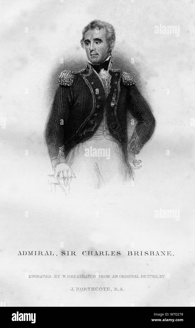 Admiral Sir Charles Brisbane (1769-1829), 1837.Artist: W Greatbatch ...