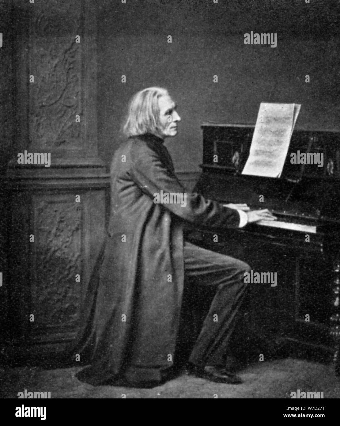 Franz Liszt, (1811-1886), Hungarian virtuoso pianist and composer, 1909 ...