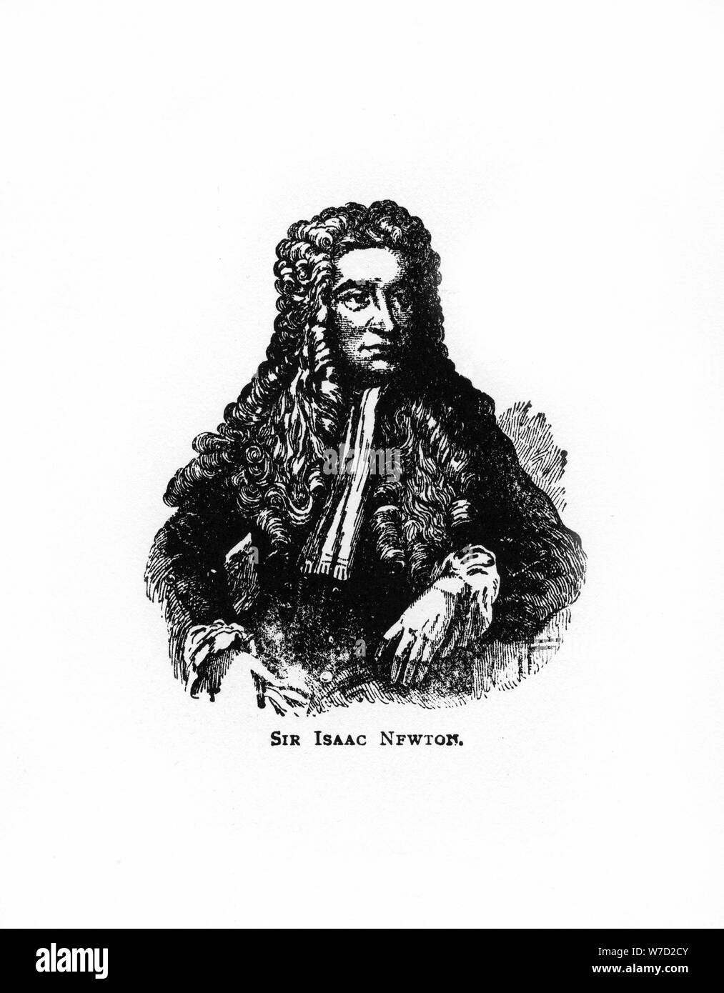 Sir Isaac Newton, English mathematician, astronomer and physicist ...