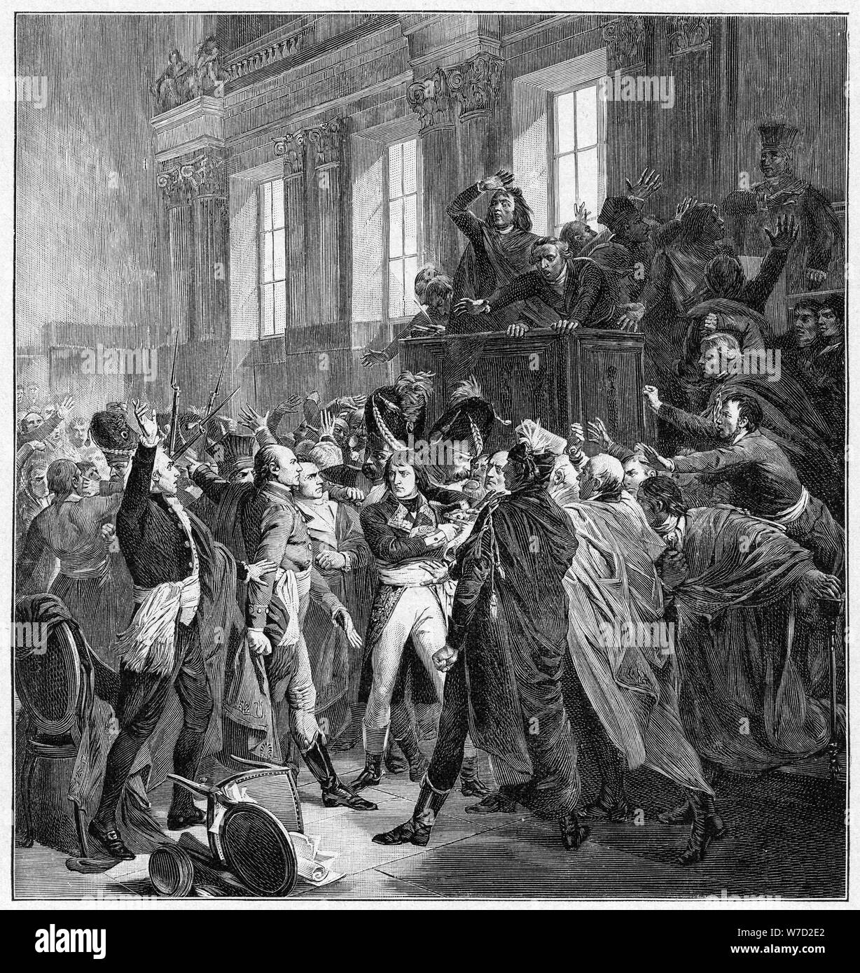 'Bonaparte and the Council of Five Hundred at St Cloud, 10th November ...