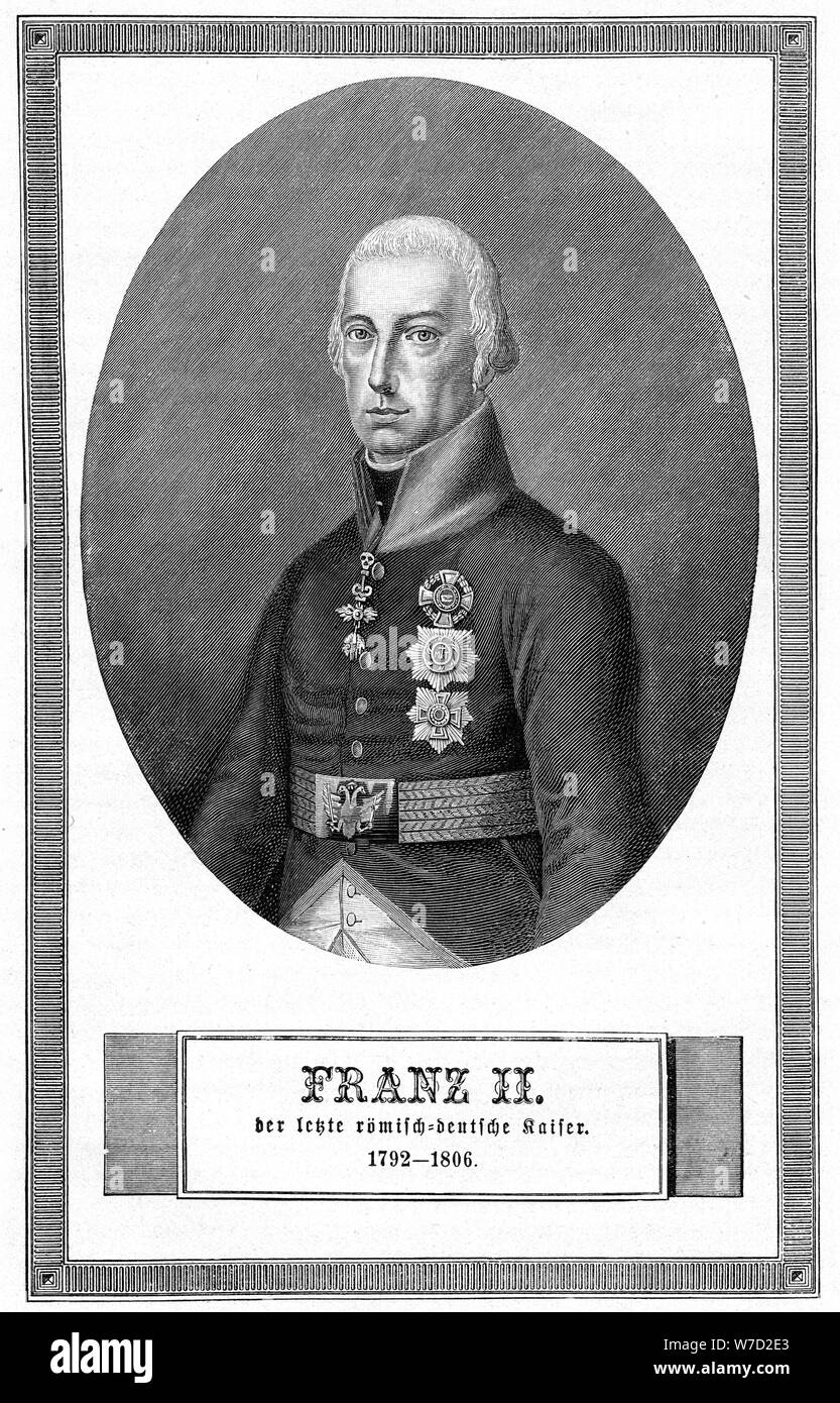 Francis II, Holy Roman Emperor, (1900). Artist: Unknown Stock Photo - Alamy